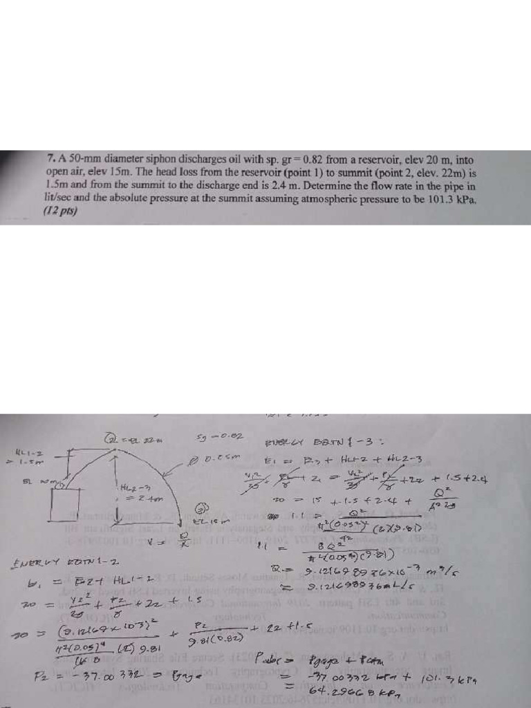 Flow Rate Problem | PDF