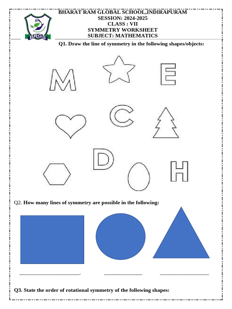 Vii Symmetry Ws | PDF