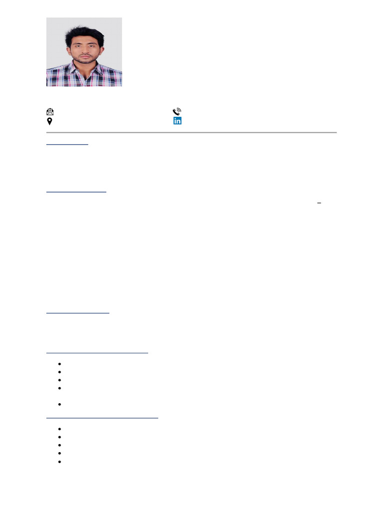 New CV of Rafi | PDF