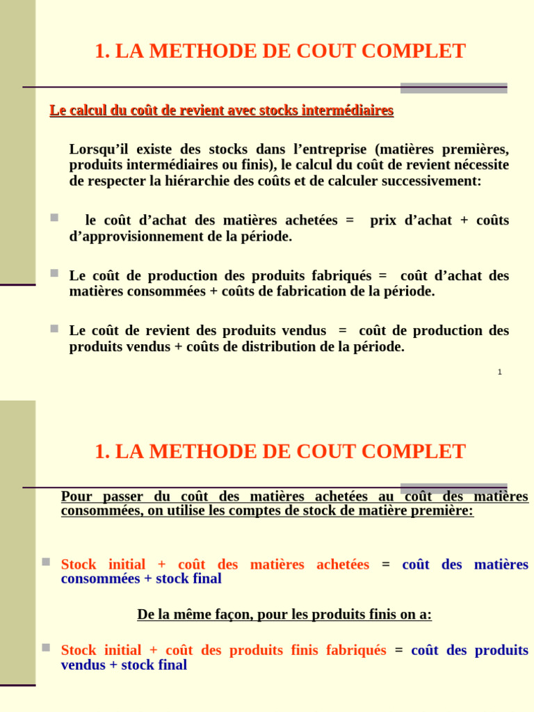 Formules Série 1 | PDF