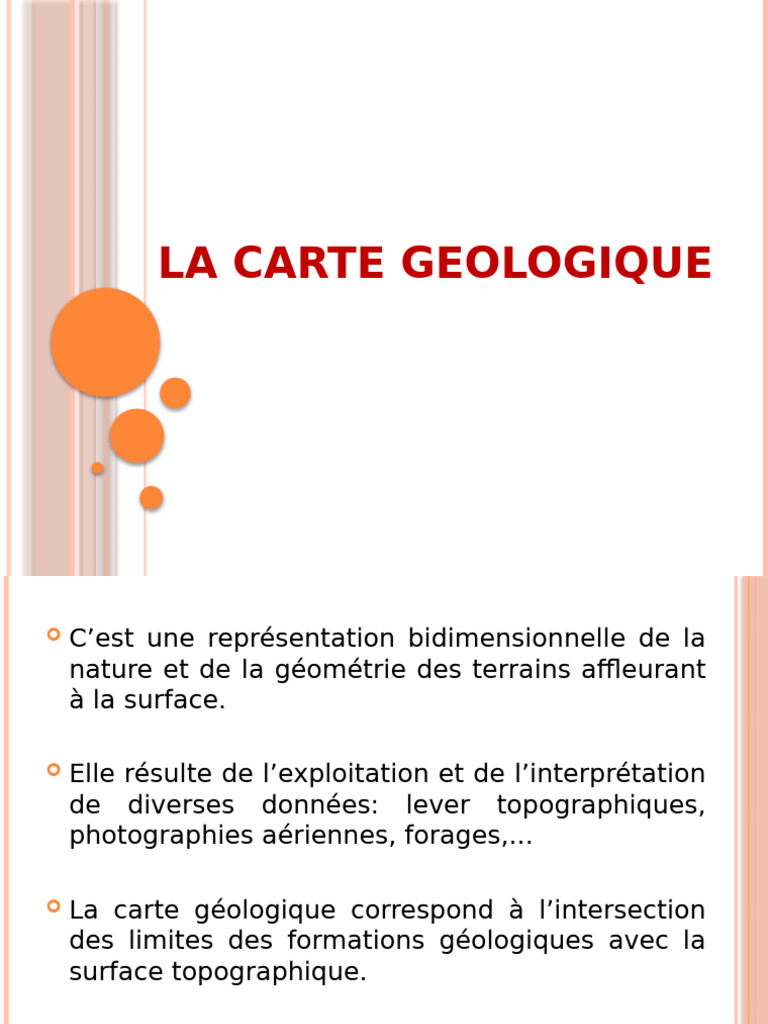 Carte géologique et topographique expliquée | PDF | Topographie | Géologie