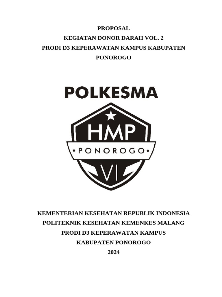 Proposal Donor Darahh VOL.2 NEW | PDF