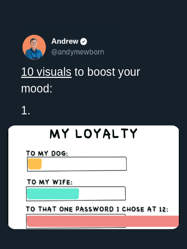 10 visuals to boost your mood (slides) | PDF