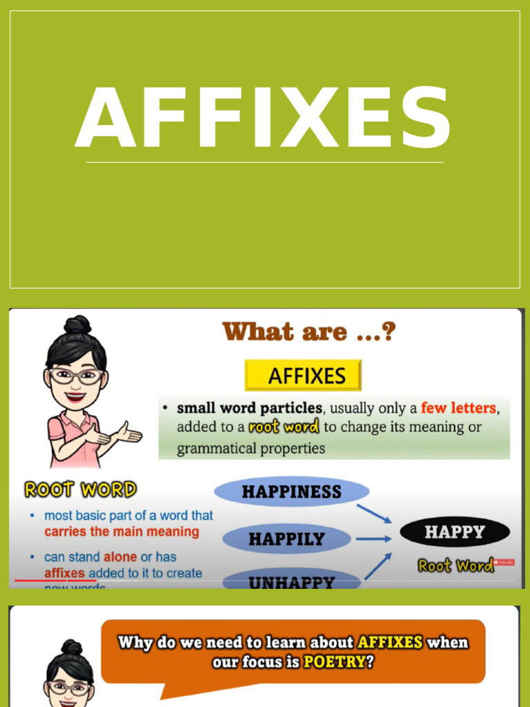 AFFIXES | PDF