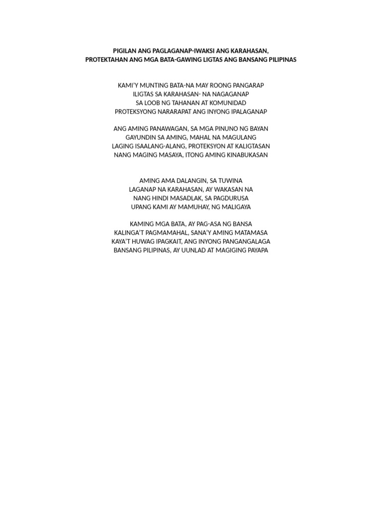 Pigilan Ang Paglaganap | PDF