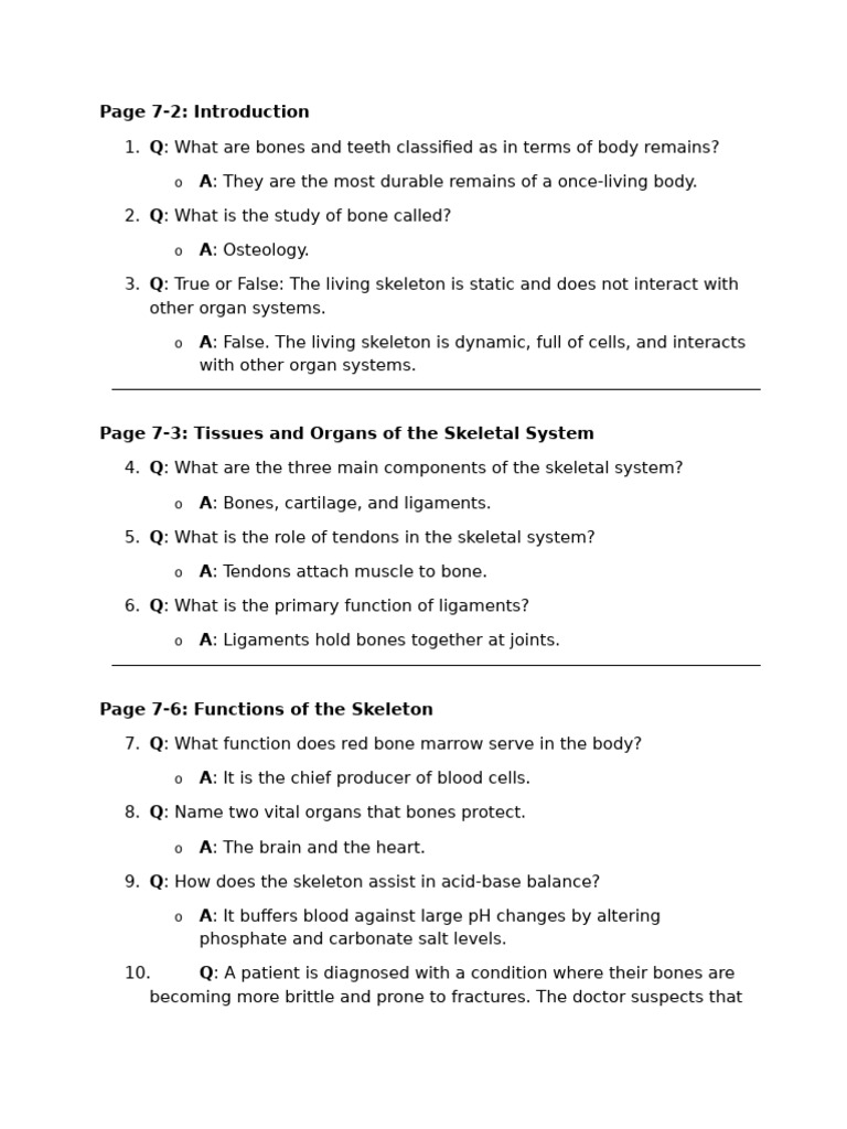 lecture 7 and 8 question and answer | PDF | Vertebral Column | Vertebra