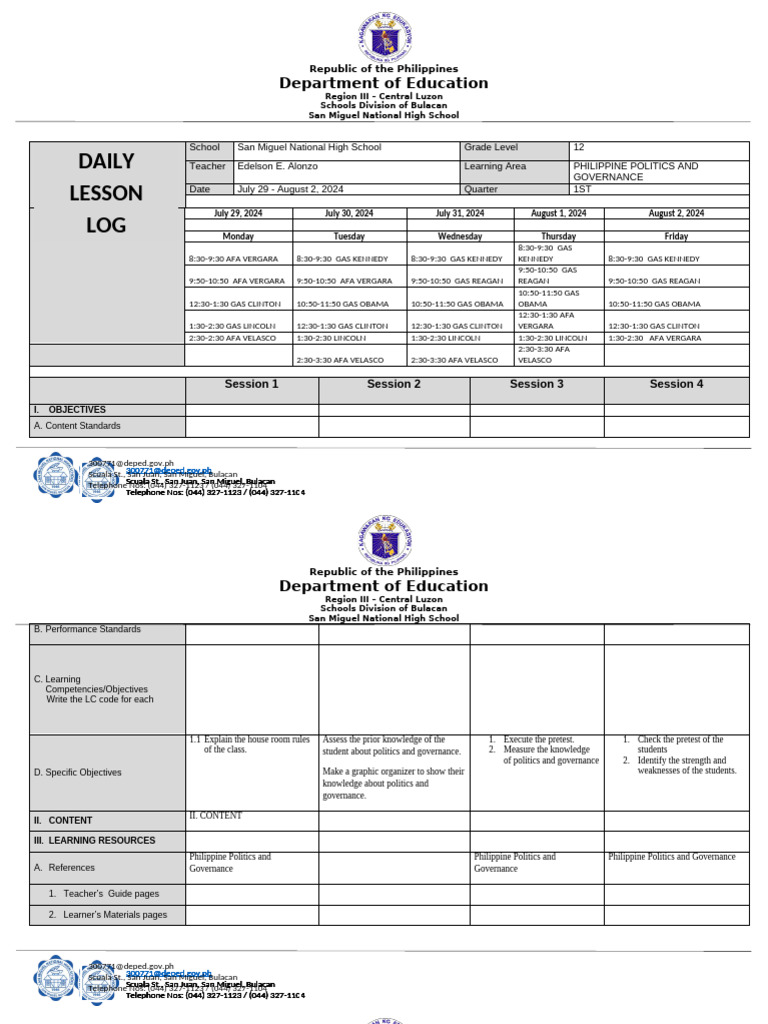 PPG WEEK 1 | PDF | Teachers | Learning