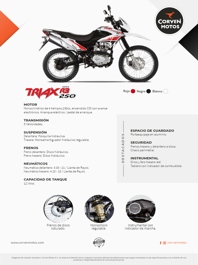 Triax 250 R3 Print | PDF | Estilos de carrocería | Vehículo de motor