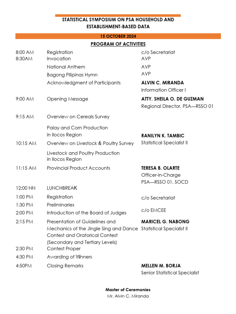 Symposium Program | PDF