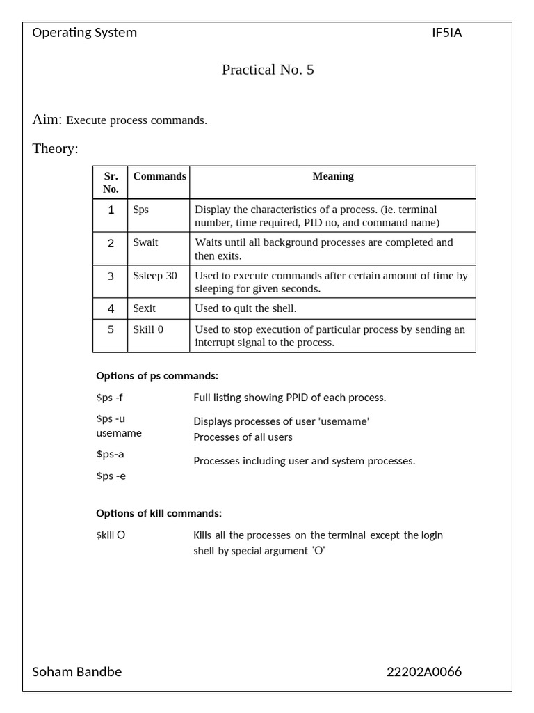Exp No 5 Soham 22202A0066 | PDF | Concurrent Computing | Computing