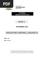 ENGlish FAL P3 GR12 QP SEPT 2024 - Watermark | PDF | English Language ...