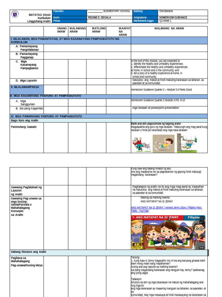 Q2 Week 1 HGP 1 | PDF