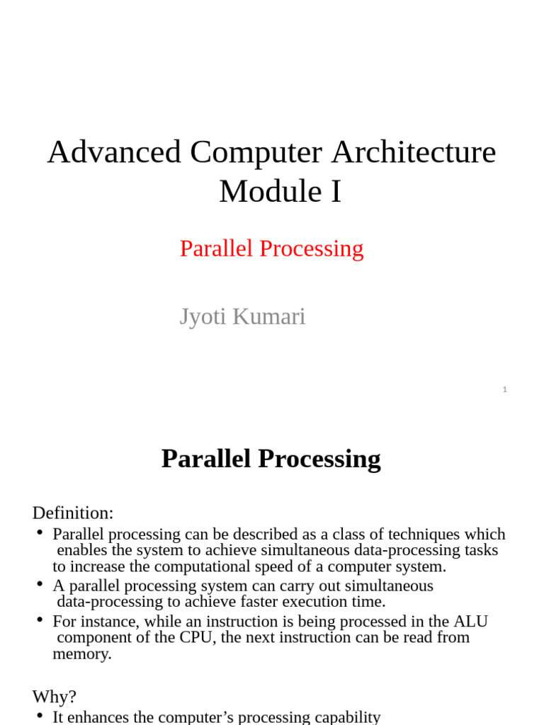 ACA UNIT 1 | PDF | Parallel Computing | Central Processing Unit ACA UNIT 1 | PDF | Parallel Computing | Central Processing Unit