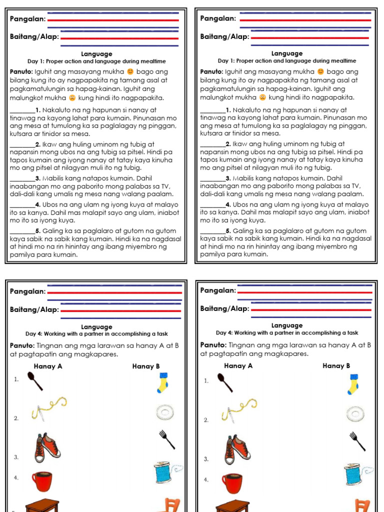 G1 Q2 W5 Language Las | PDF