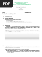 Mathematics Grade 7 Work Sheet of Circle With Key Answers | PDF ...