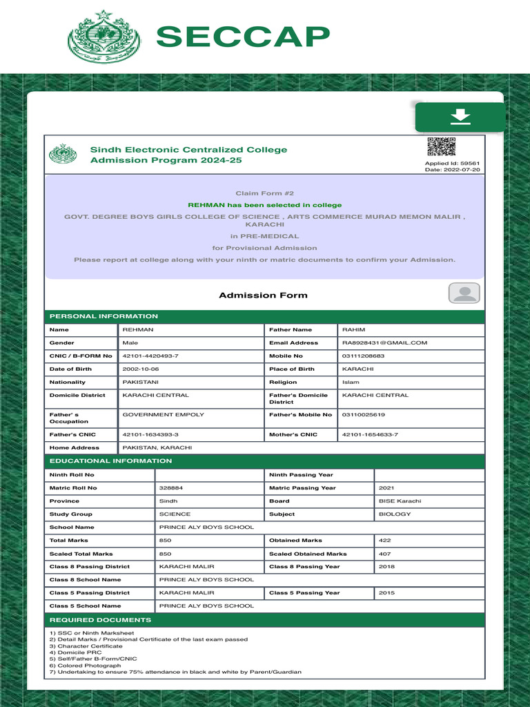 SECCAP | PDF | Pakistan