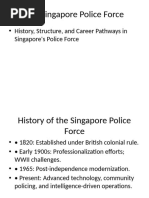 Singapore Police Force Rank Structure | PDF