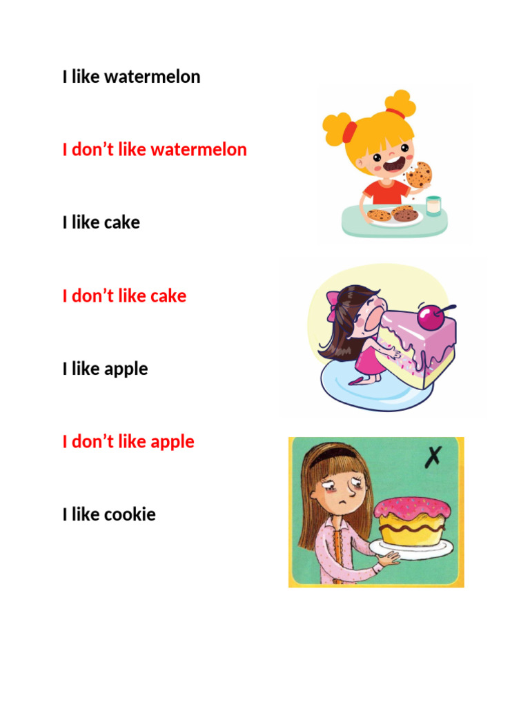 I like watermelon | PDF