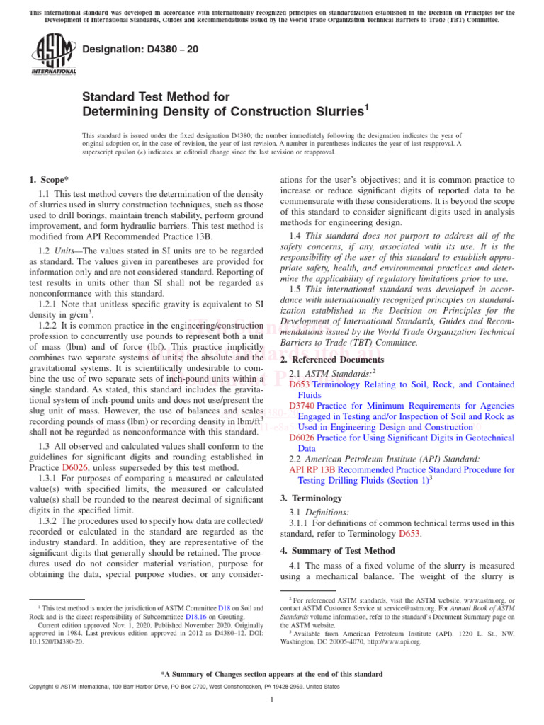 Astm D4380-20 (Revisar) | PDF | Thermometer | Density
