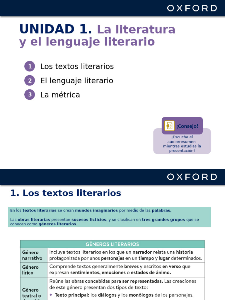 U1 Presentacion Literatura y Lenguaje Literario | PDF