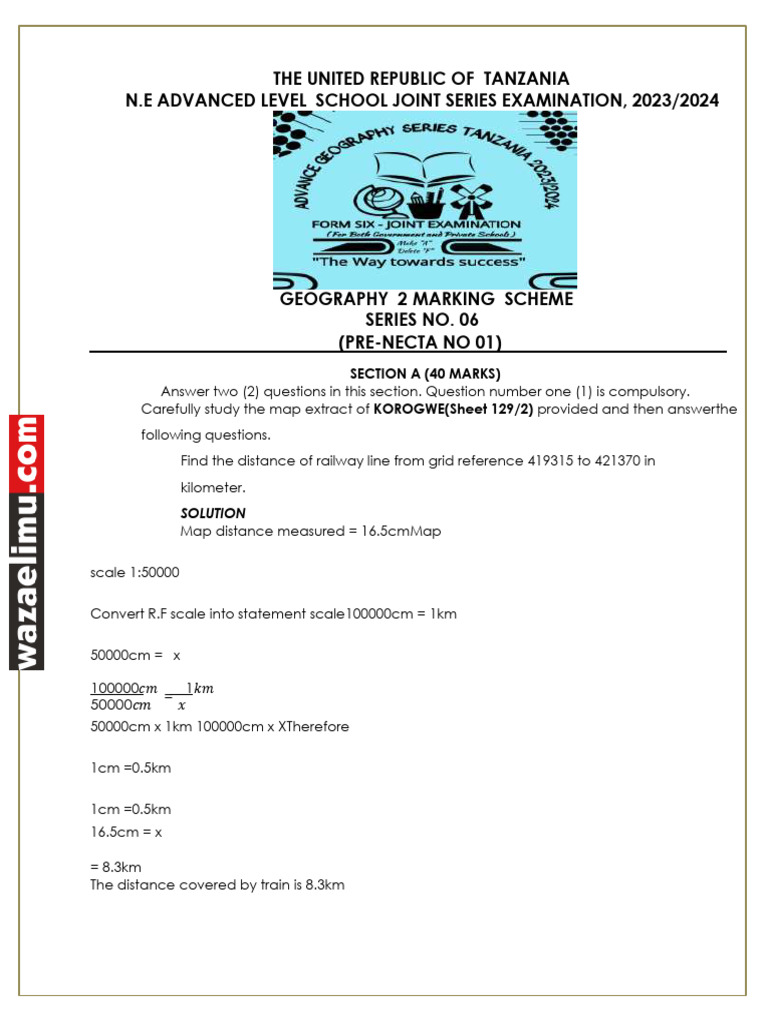 Geog 1 Ser 6 Ms | PDF | Sampling (Statistics) | Erosion