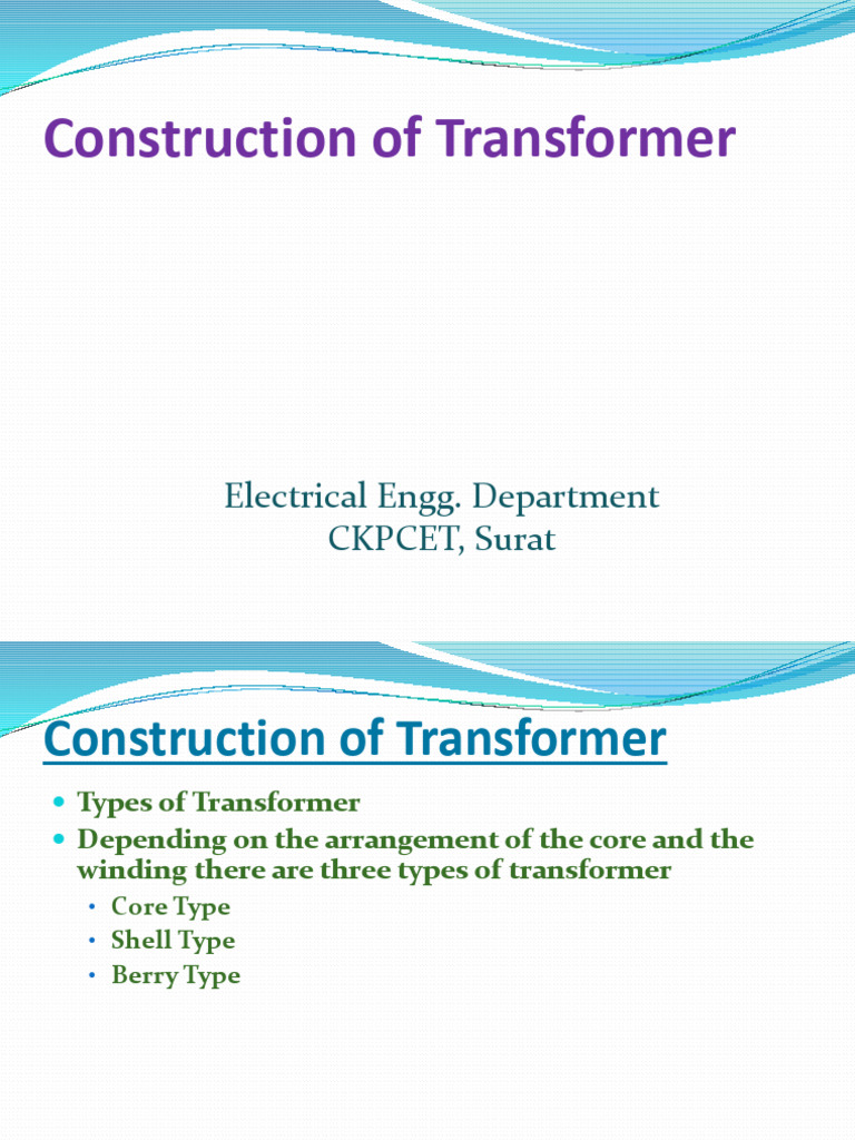 Berry Type Transformer Overview | PDF | Transformer | Building Engineering