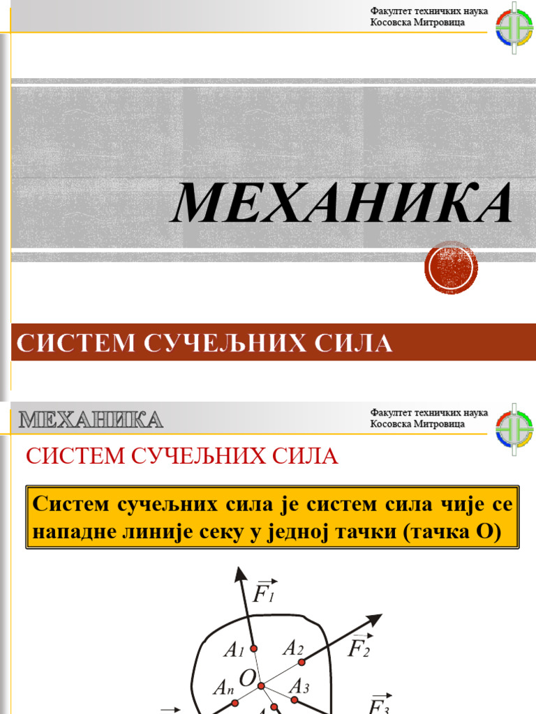 3 MEHANIKA Sistem Suceljnih Sila | PDF