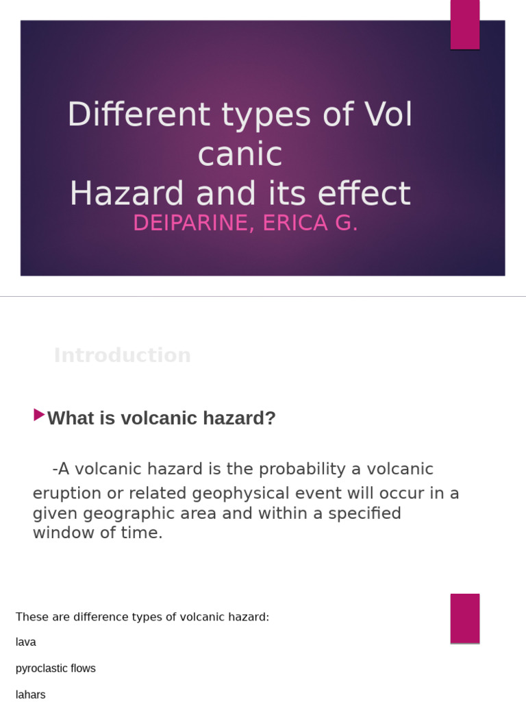 Deiparine Erica | PDF | Volcano | Lava