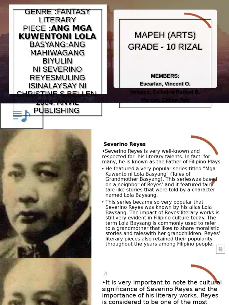 Ang Mahiwagang Biyulin Ni Severino Reyes | PDF | Philippines