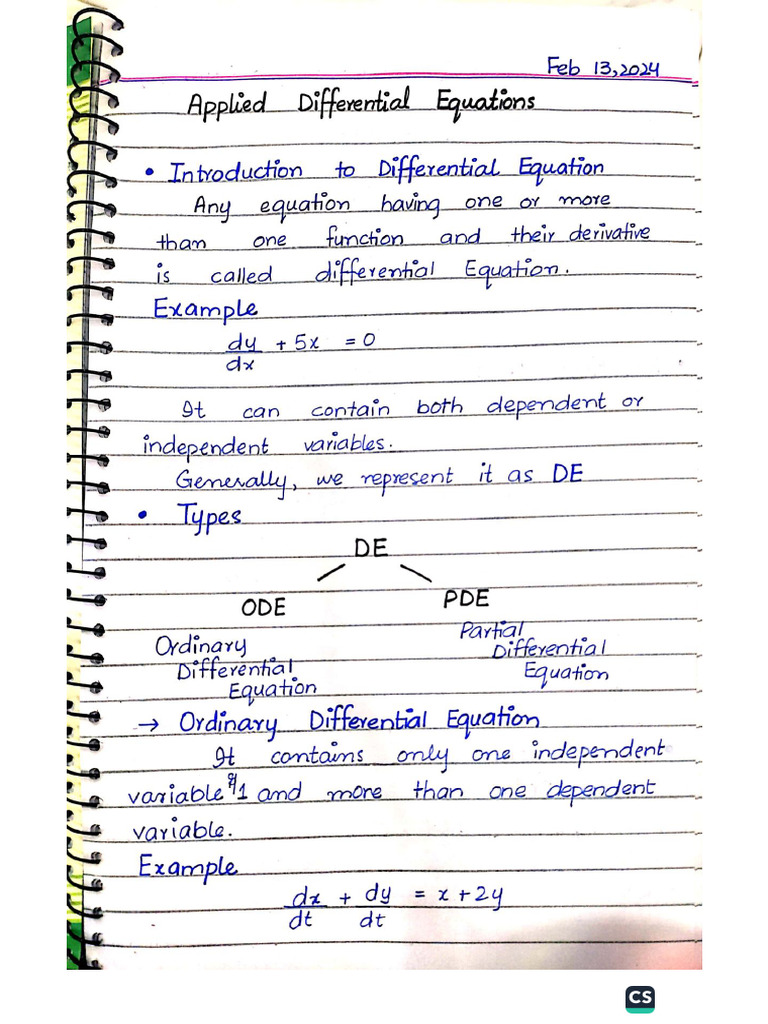 Differential Equation 2 | PDF