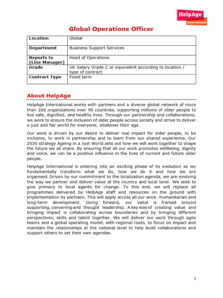 Global-Ops-Officer-JD-Oct-2024 | PDF | Leadership | Share Point