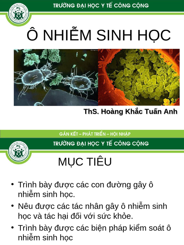 BTQTP O Nhiem Sinh Hoc | PDF