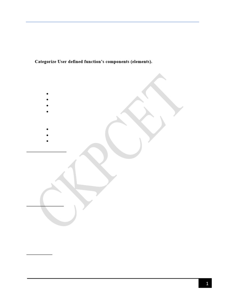 Chapter 5 | PDF | Parameter (Computer Programming) | Function (Mathematics) Chapter 5 | PDF | Parameter (Computer Programming) | Function (Mathematics)