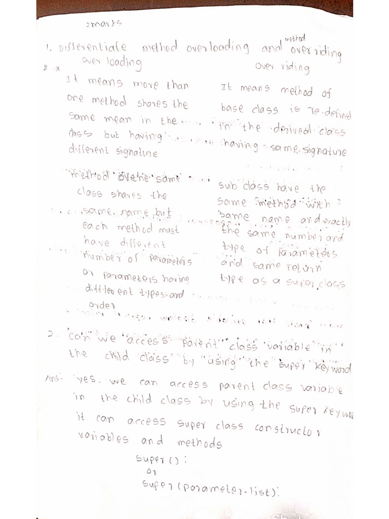 2marks and Others | PDF