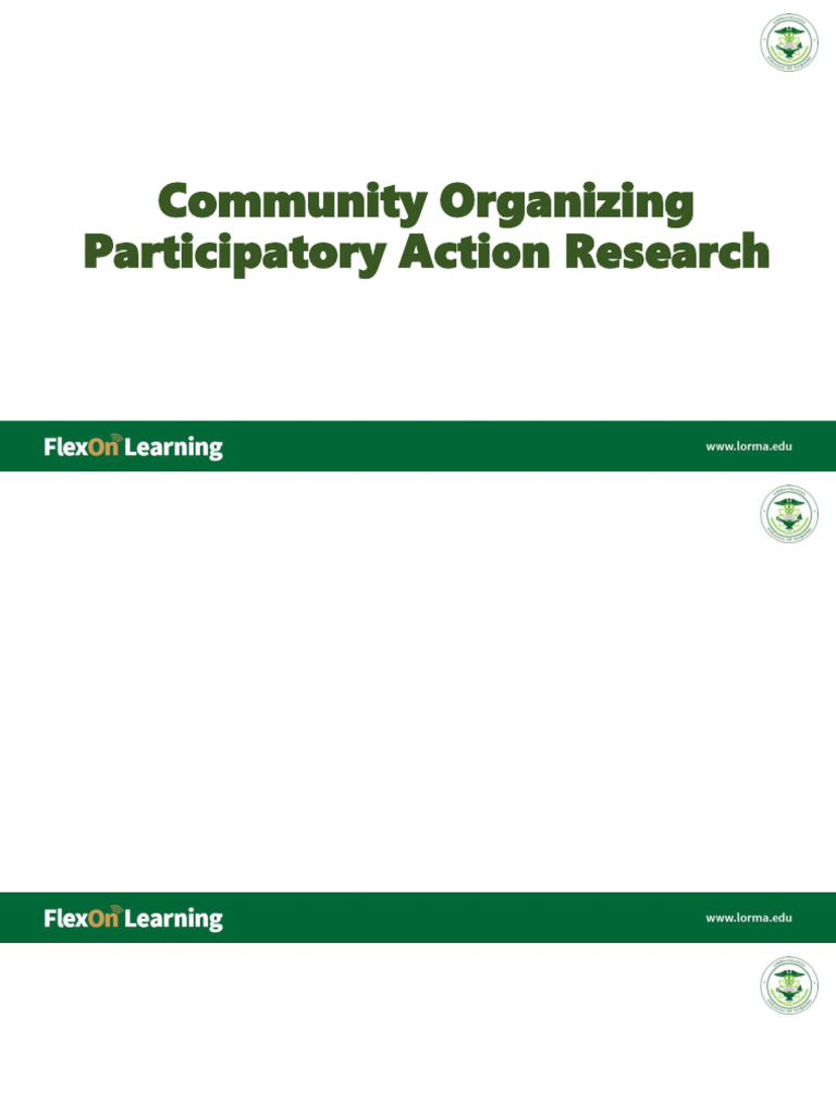 2 Community Organizing | PDF | Community | Participatory Action Research