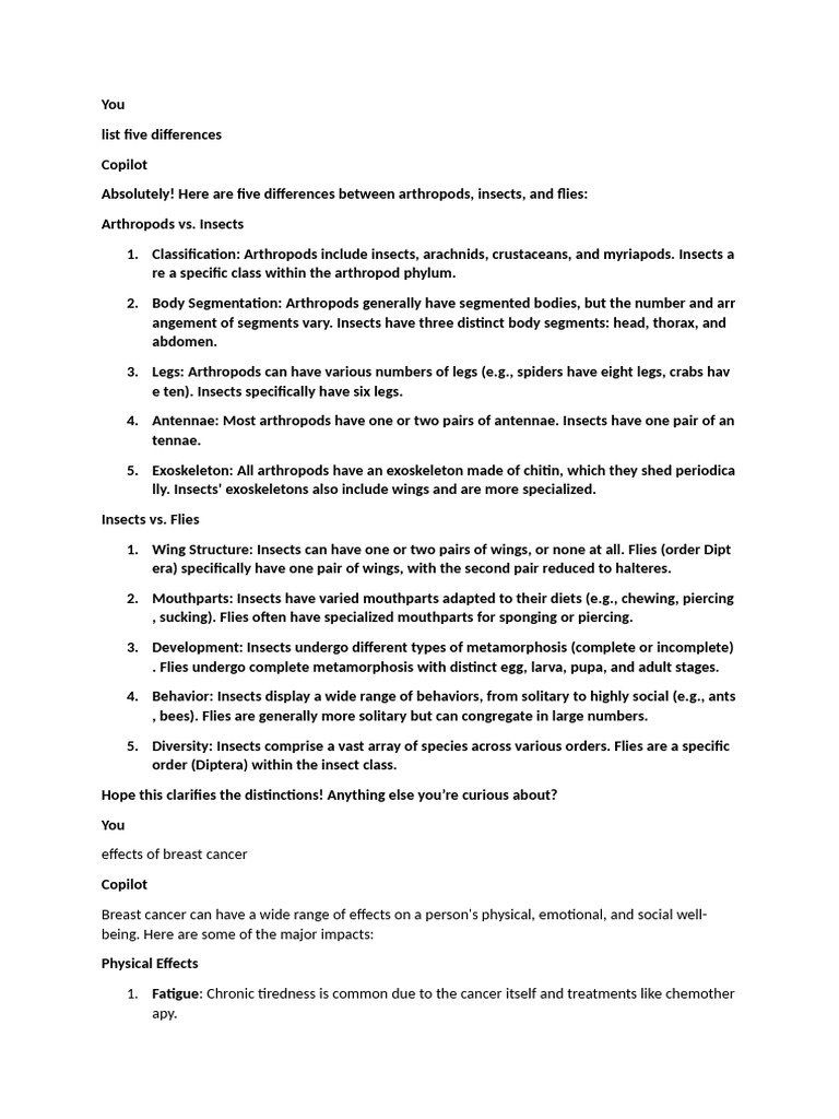 Insects | PDF | Insects | Fly