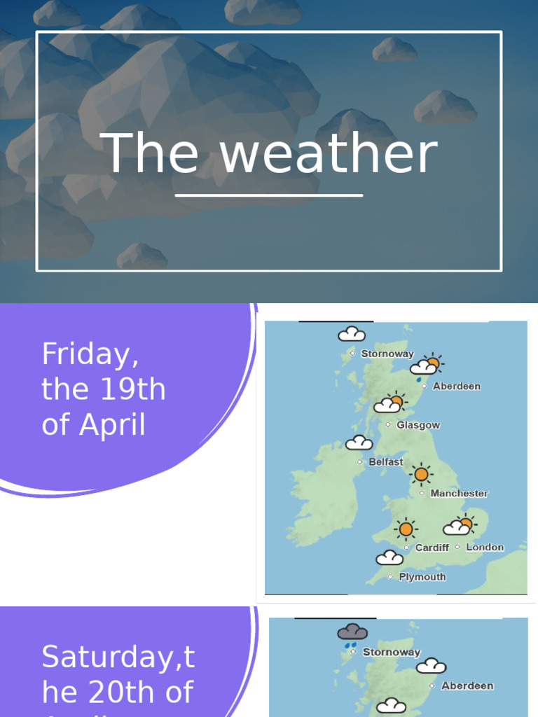 April 19-21 Weather Forecast | PDF