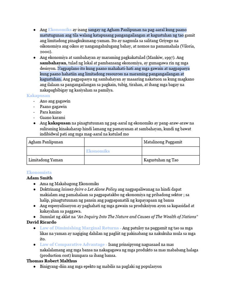 Aral Pan Q1 | PDF