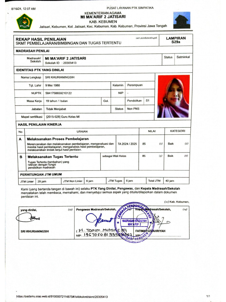 SKMT Agustus 2024 | PDF