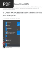 CrowdStrike Agent Installation Guide | PDF | Business | Computers