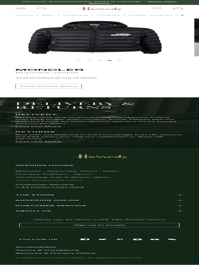 Moncler Bramant Puffer Jacket Details | PDF | Business