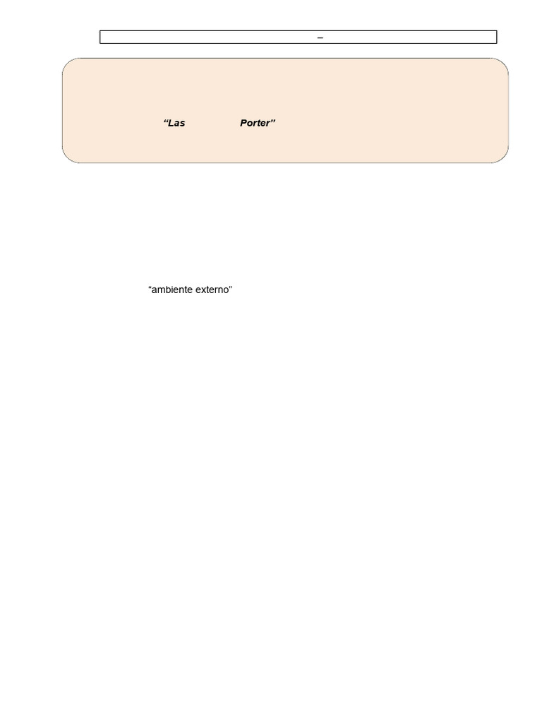 T.P. 2 LAS CINCO FUERZAS DE PORTER | PDF