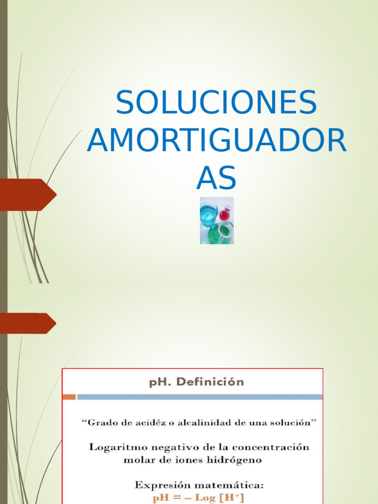 CLASE NRO. 3 SOLUCIONES AMORTIGUADORAS | PDF
