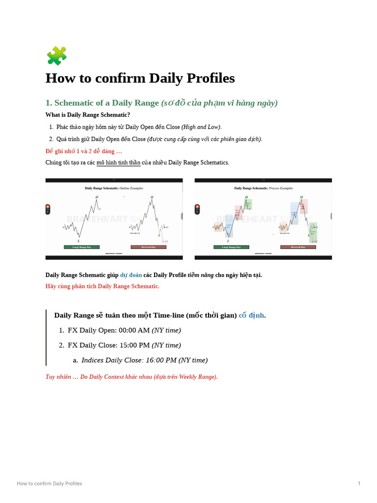How To Confirm Daily Profiles | PDF