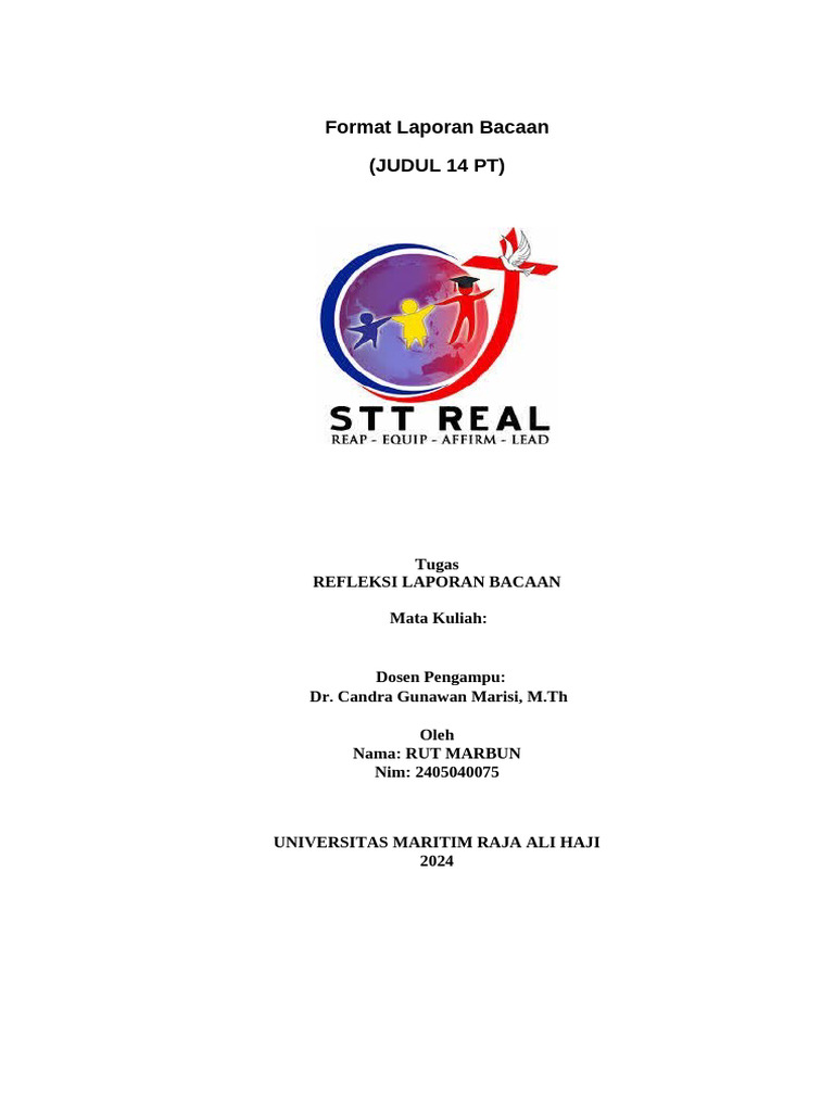 Format Laporan Bacaan | PDF