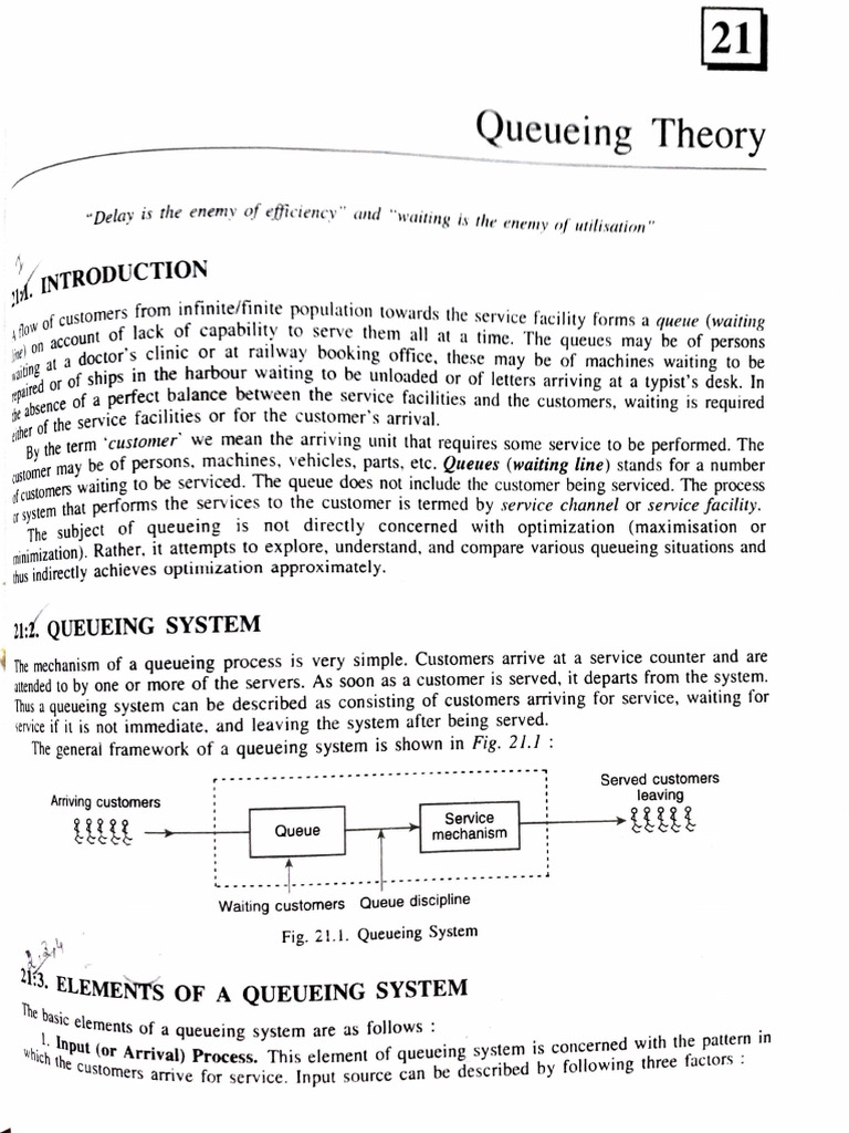 queueing theory | PDF | Applied Mathematics | Probability Theory