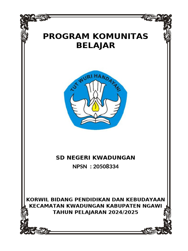 Program Kombel SDN Dinden Tp. 2023-2024 | PDF