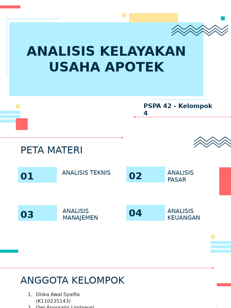 Analisis Kelayakan Usaha Apotek - Rev | PDF