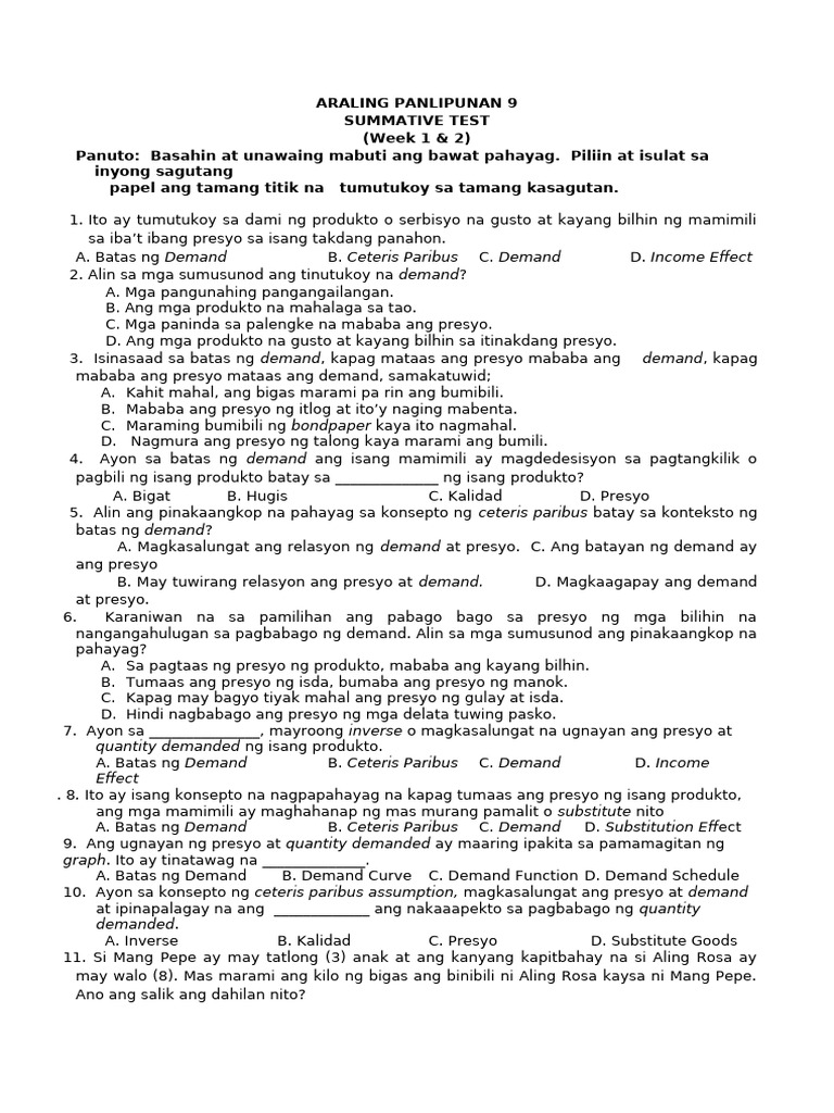 AP Summative 2 | PDF