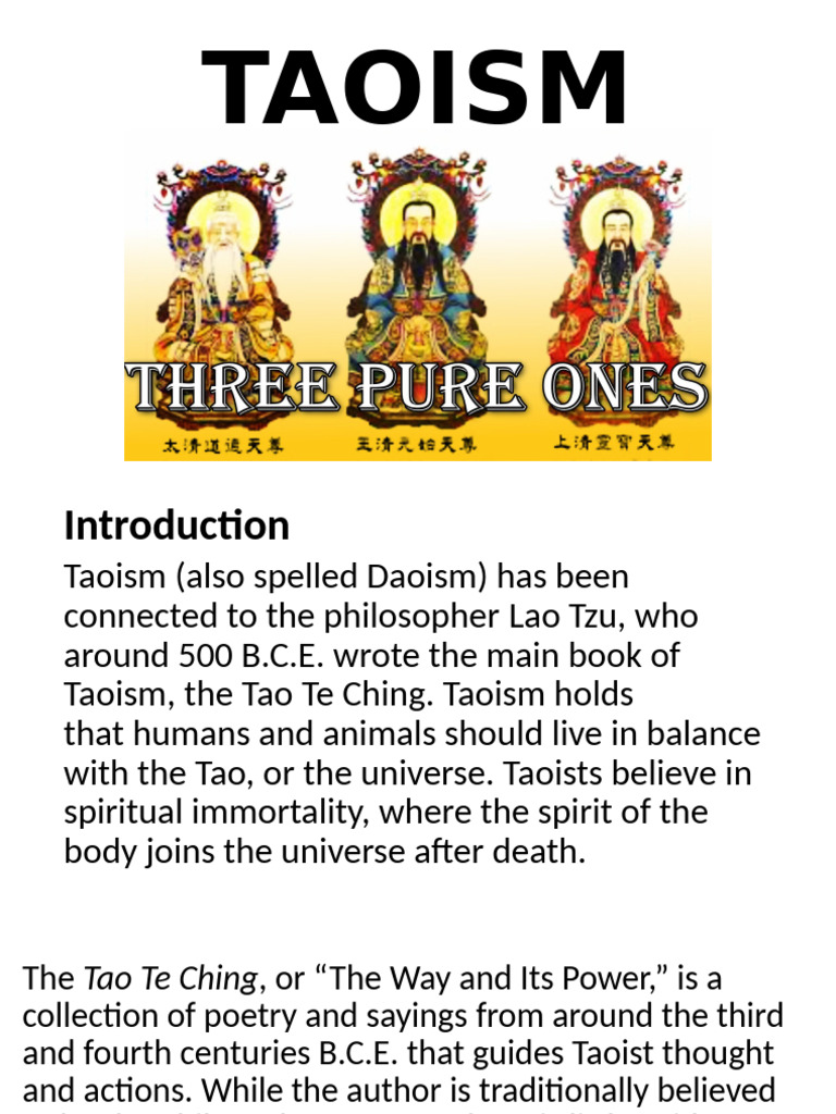 TAOISM | PDF | Tao | Laozi